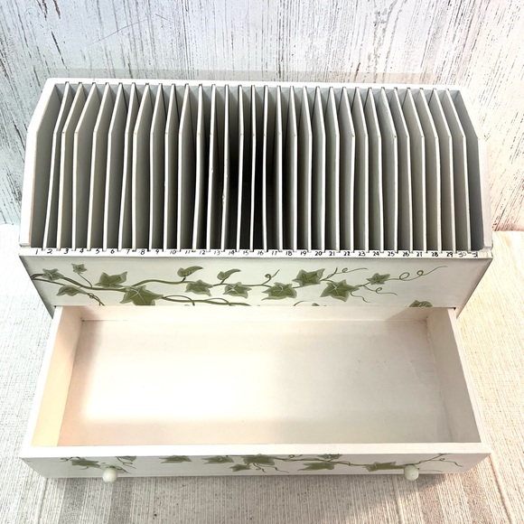 Accents | Vintage Mail Sorter Wood Storage Monthly Organizer | Poshmark